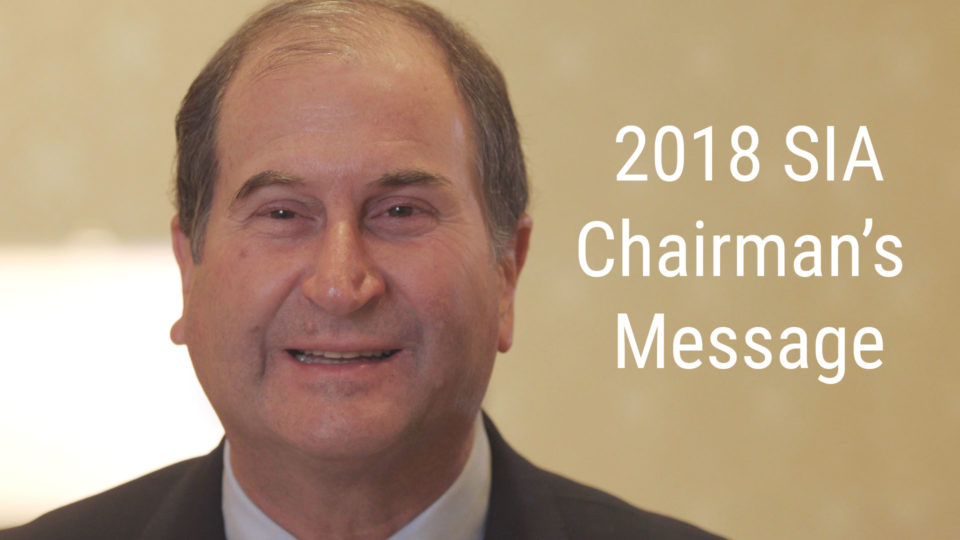 Video: Chairman's Message for 2018 - Security Industry Association