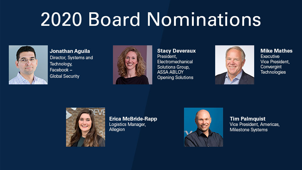 Security Industry Association Announces 2020 Board of Directors ...
