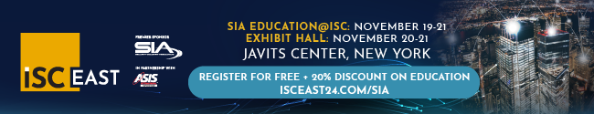 SIA Events at ISC East - Security Industry Association