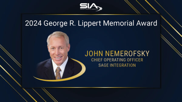 George R. Lippert Memorial Award - Security Industry Association