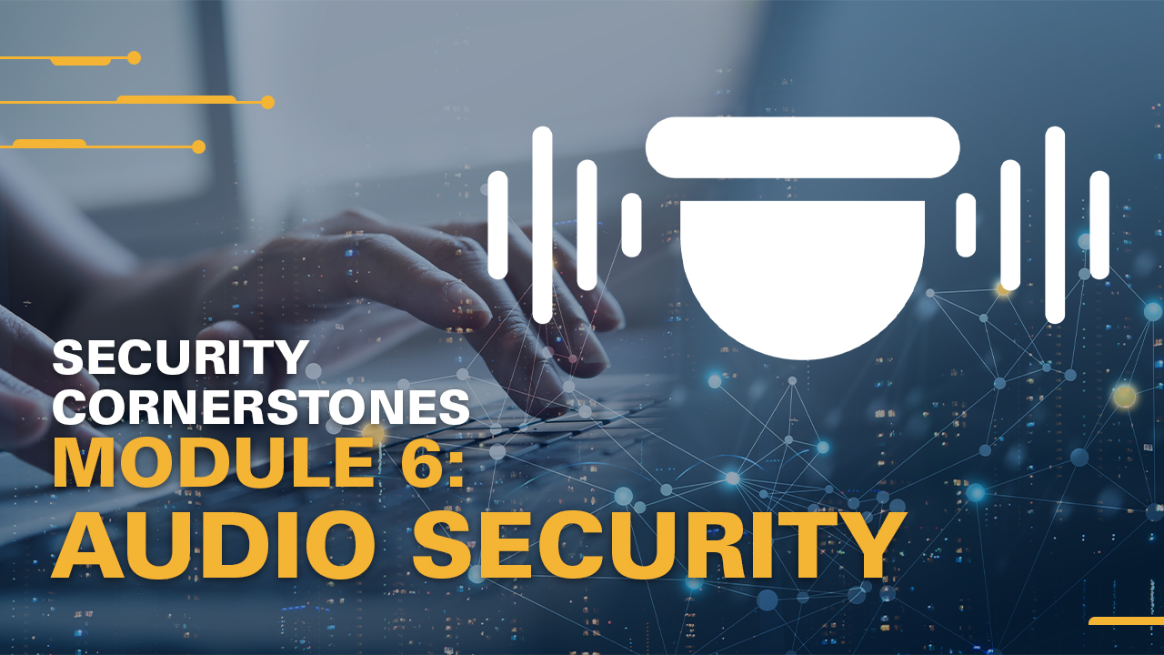 Security Cornerstones Learning Series - Security Industry Association