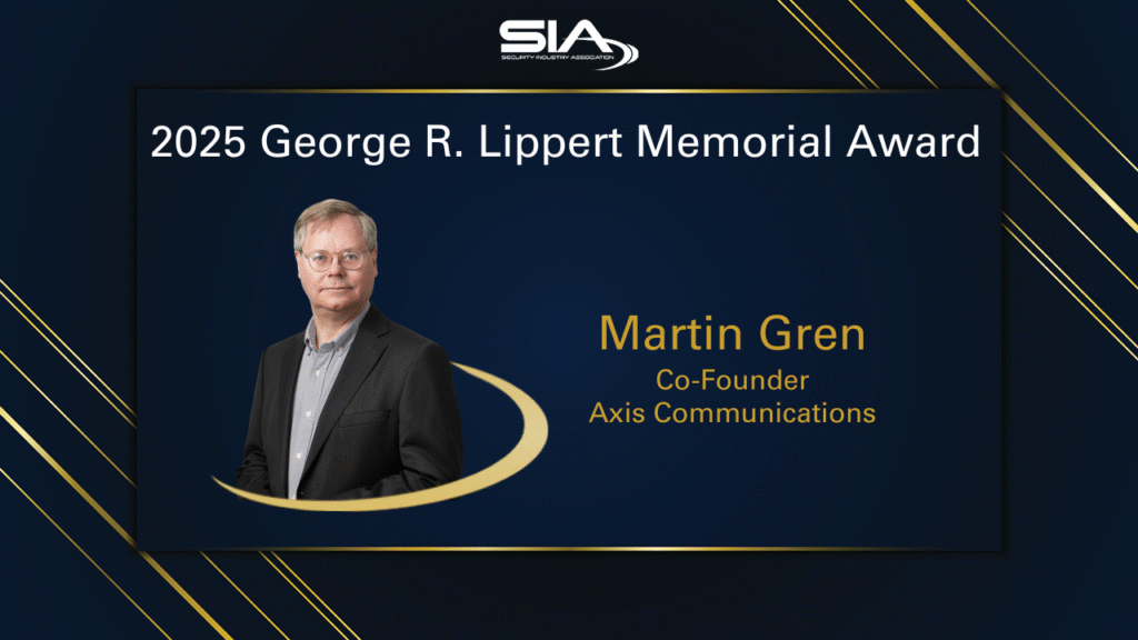 George R. Lippert Memorial Award - Security Industry Association